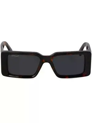 Off-White Milano Tortoiseshell-effect Tinted Sunglasses - Brown