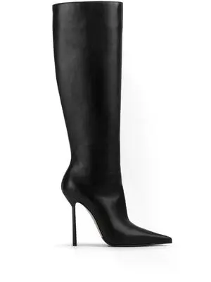 LE SILLA Bella 120mm Pointed-toe Leather Boots