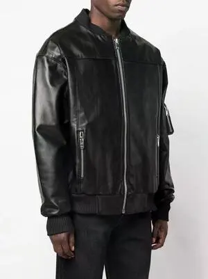 MISBHV X Ufo361 Leather Bomber Jacket