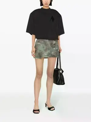 Attico Fay Camouflage-pattern Cargo Miniskirt