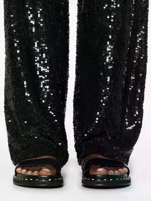 P.a.r.o.s.h Gong Straight-leg Trousers - Black