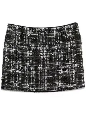 ROTATE BY BIRGER CHRISTENSEN Bouclé Mini Skirt