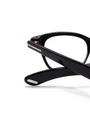 TOM FORD Geometric-frame Glasses - Black