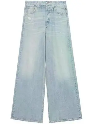 Rag & Bone Mid-rise Wide-leg Jeans - Blue