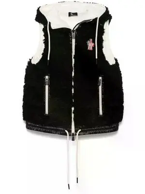 Moncler Padded Zip-up Gilet - Black