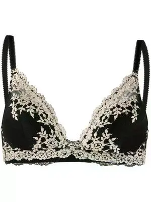 Wacoal Embrace Lace Plunge Underwire Bra - Black