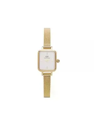 DANIEL WELLINGTON Mini Quadro 18mm Timepiece - Gold