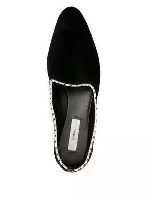 TOTEME Velvet Flats - Black