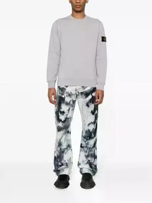 Stone Island Compass Cotton Sweatshirt - Grey