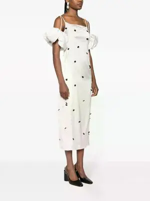 Jacquemus Polka-dot Midi Dress