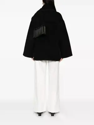 TOTEME Scarf-detail Coat - Black