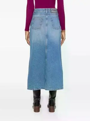 TWINSET Denim Midi Skirt
