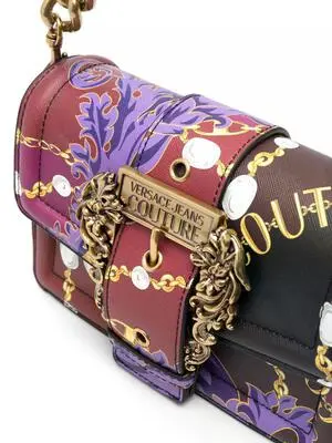 Versace Chain Couture Faux-leather Crossbody Bag