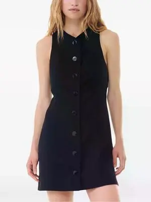 GANNI Bow-detail Mini Dress