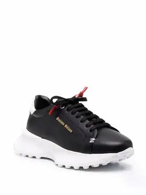 GIULIANO GALIANO Side Logo-print Sneakers - Black