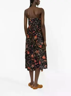 Ulla Johnson Renata Obsidian-print Silk Dress