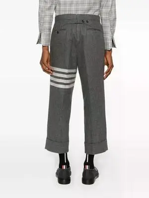Thom Browne Low-rise Drop-crotch Tailored Trousers - Grey