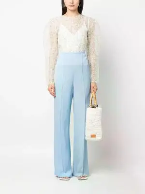 RÓHE Pressed-crease Wide-leg Trousers