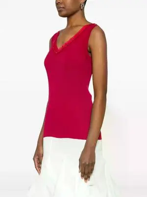 P.a.r.o.s.h Ribbed Tank Top - Pink