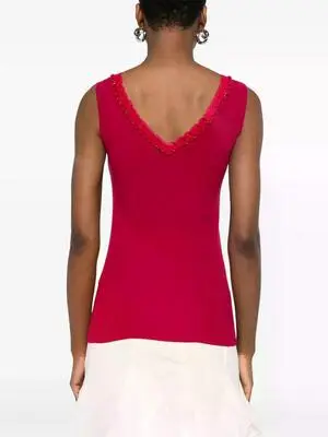P.a.r.o.s.h Ribbed Tank Top - Pink