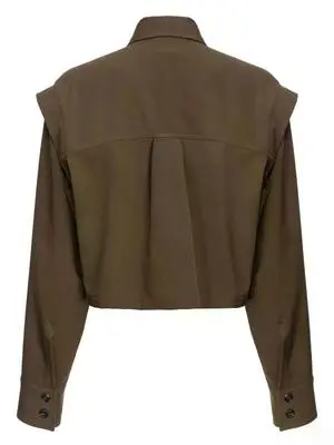 Pinko Fioriera Cropped Shirt