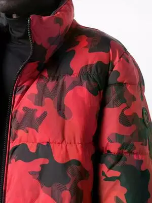 Michael Kors Camouflage-print Reversible Coat