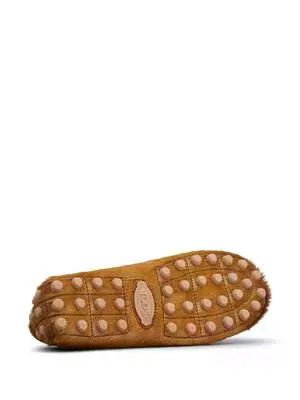 TOD'S Calf-hair Loafers - Brown