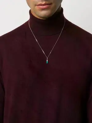 TRUE ROCKS Pill Charm Necklace - Silver