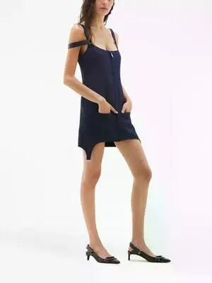 COURREGES Cut-out Zip-up Dress