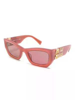 Miu Miu Miu Glimpse Cat-eye Sunglasses - Red
