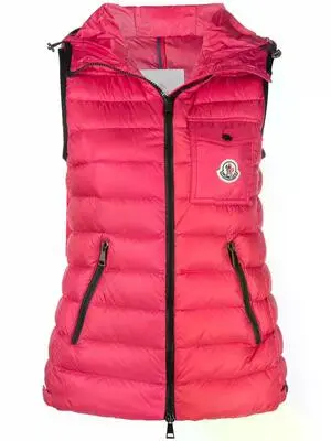 Moncler Glyco Padded Sleeveless Gilet - Pink