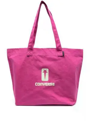 CONVERSE X Drkshdw Logo-print Canvas Tote Bag