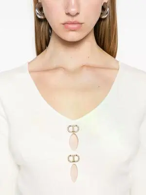 TWINSET Dual-use Oval-t Sweater