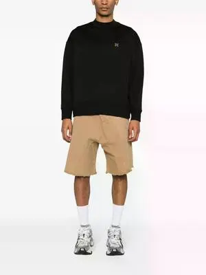 Palm Angels Logo-plaque Cotton Sweatshirt