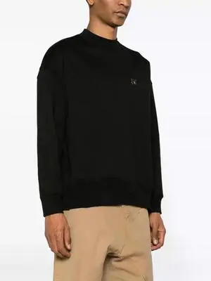 Palm Angels Logo-plaque Cotton Sweatshirt