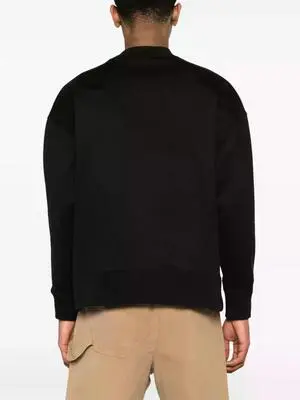 Palm Angels Logo-plaque Cotton Sweatshirt