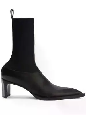 JIL SANDER Ankle Boots With Block Heel