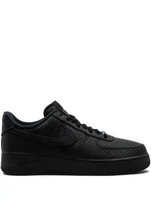 Nike Air Force 1 Low Sp Triple Perforated Sneakers - Black