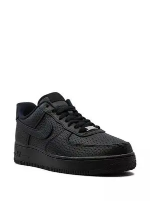 Nike Air Force 1 Low Sp Triple Perforated Sneakers - Black