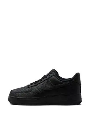 Nike Air Force 1 Low Sp Triple Perforated Sneakers - Black