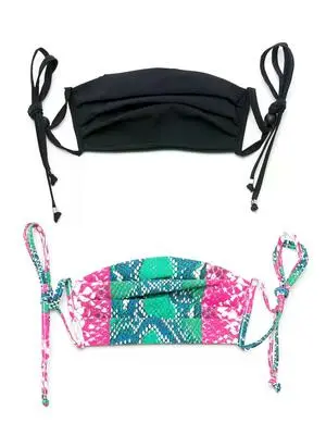 AMIR SLAMA Pleated Face Masks