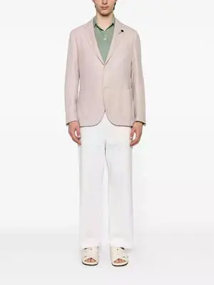 LARDINI Basketweave Blazer - Pink