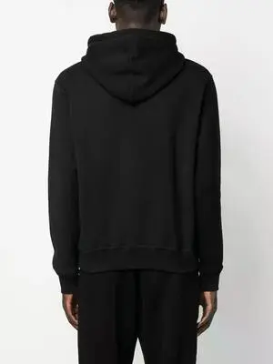 Dsquared2 Logo-print Cotton Drawstring Hoodie - Black