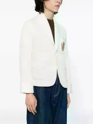 BODE Embroidered Logo-appliqué Blazer