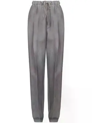 MAISON MARGIELA Four Stitch Logo Long Track Pants - Grey