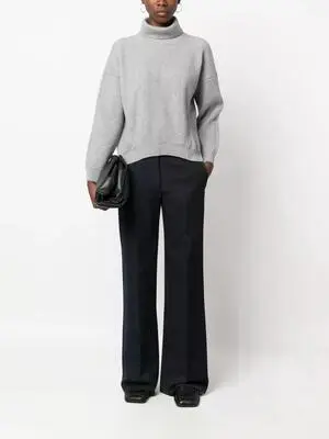 Peserico Roll-neck Silk-wool Blend Jumper
