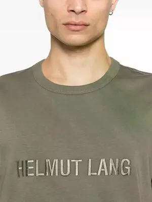 Helmut Lang Embroidered-logo T-shirt