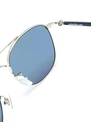 Montblanc Tinted Round-frame Sunglasses