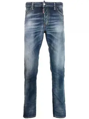 Dsquared2 Distressed-effect Slim-leg Jeans