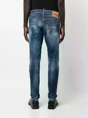 Dsquared2 Distressed-effect Slim-leg Jeans